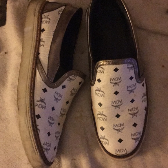 MCM | Shoes | White Mcm Shoes | Poshmark